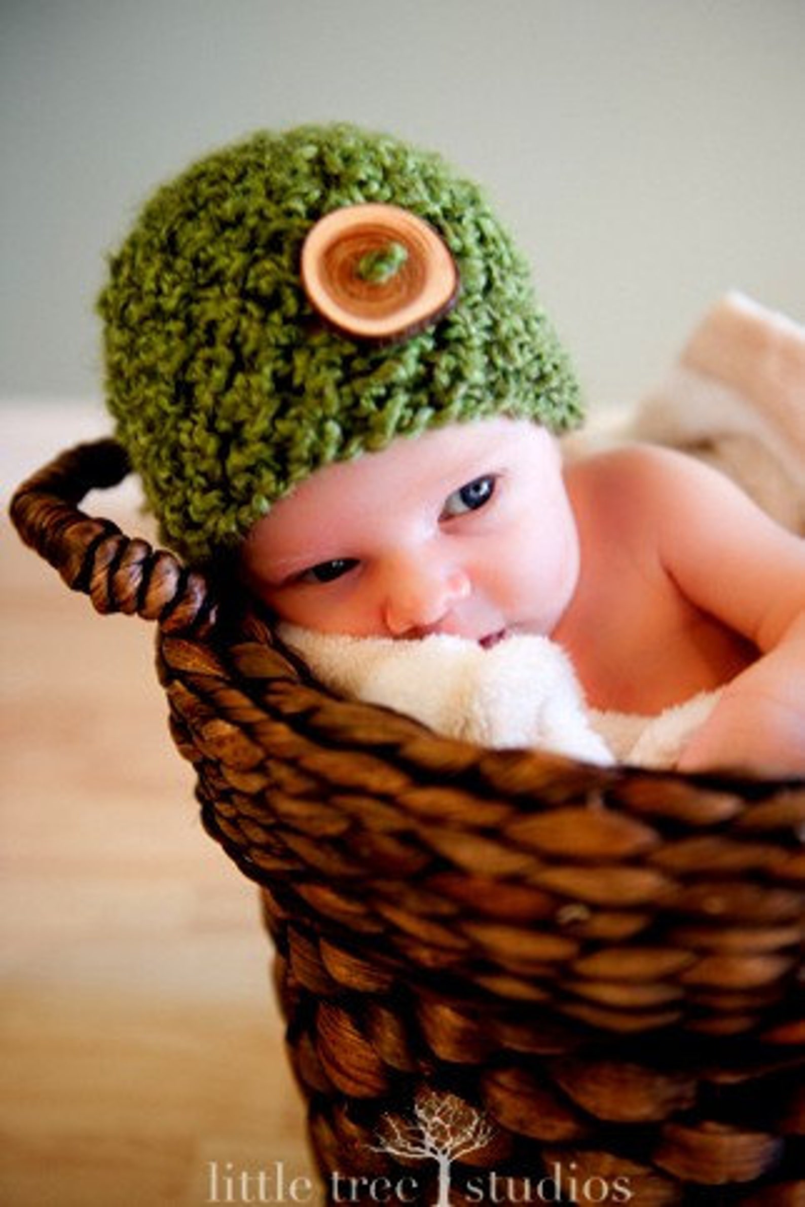 Little Mister Newborn Baby Beanie Hat in Grass Green - Etsy