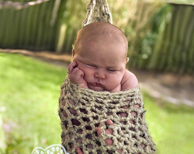 Hanging Infant Newborn Stork Sack Pod Swing Professional Photography ...