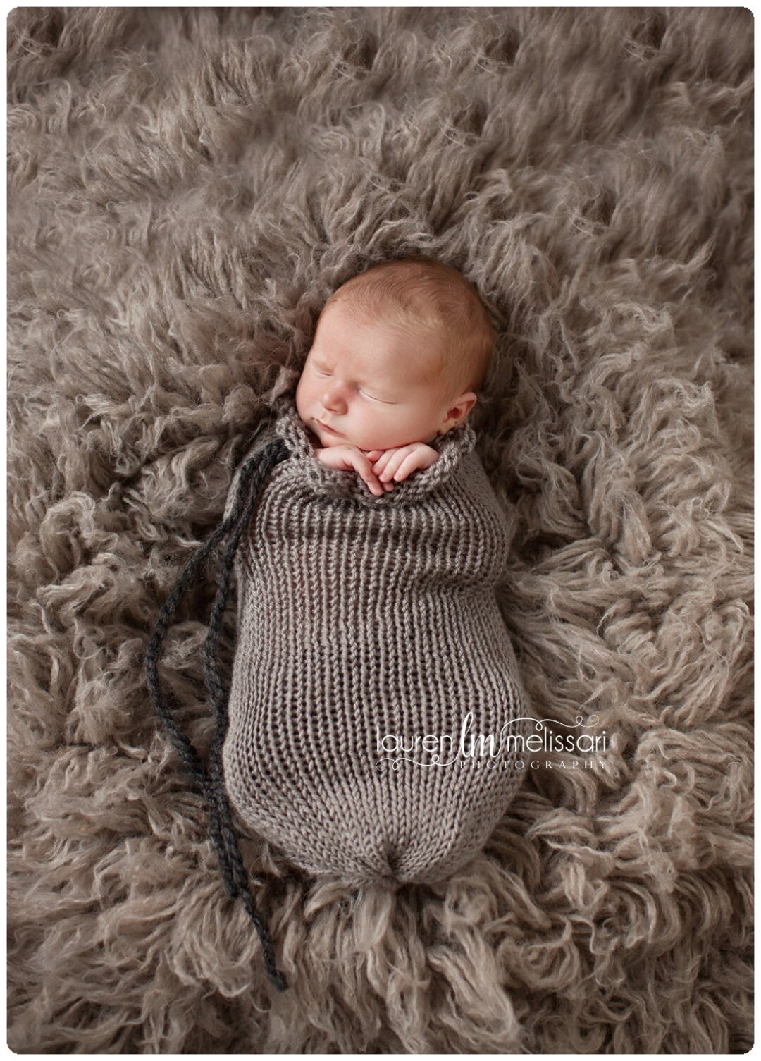 Gray Swaddle Sack Newborn Baby Photography Prop - Etsy