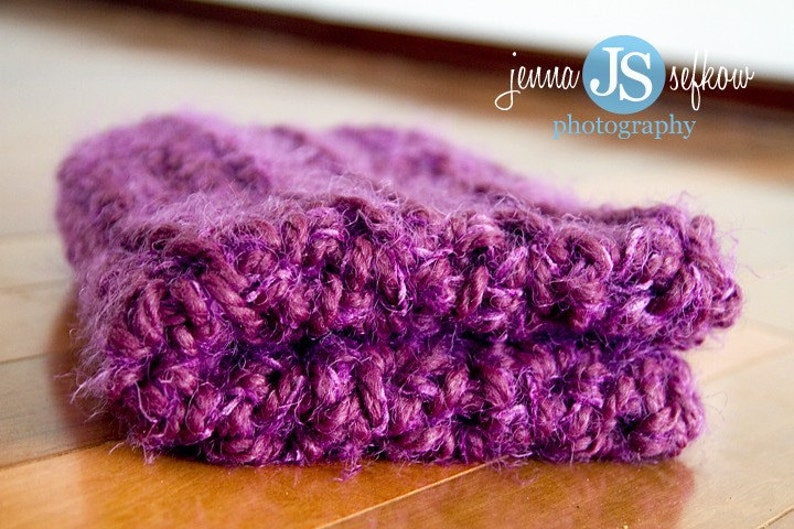 Purple Puff Newborn Baby Blanket Photo Prop - Etsy