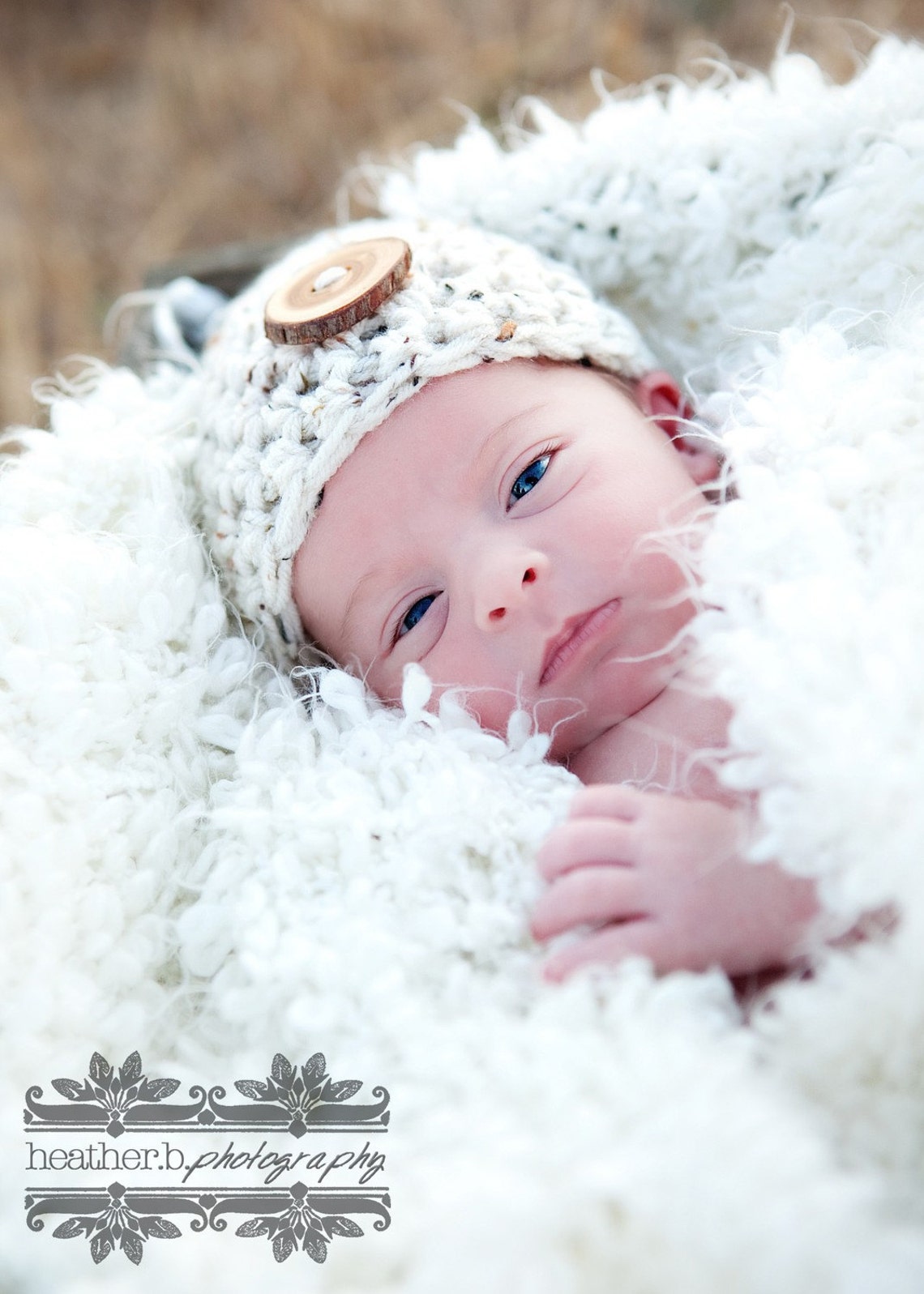 Newborn Baby Beanie Hat in Oatmeal Beige - Etsy