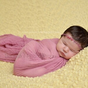 Pale Pink Cheesecloth Baby Wrap Cheese Cloth Newborn Photography - Etsy