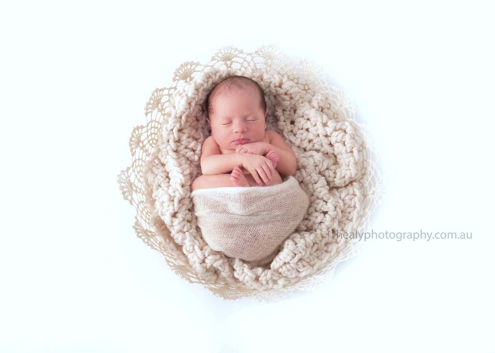 Cream Newborn Baby Blanket Chunky Photo Prop - Etsy