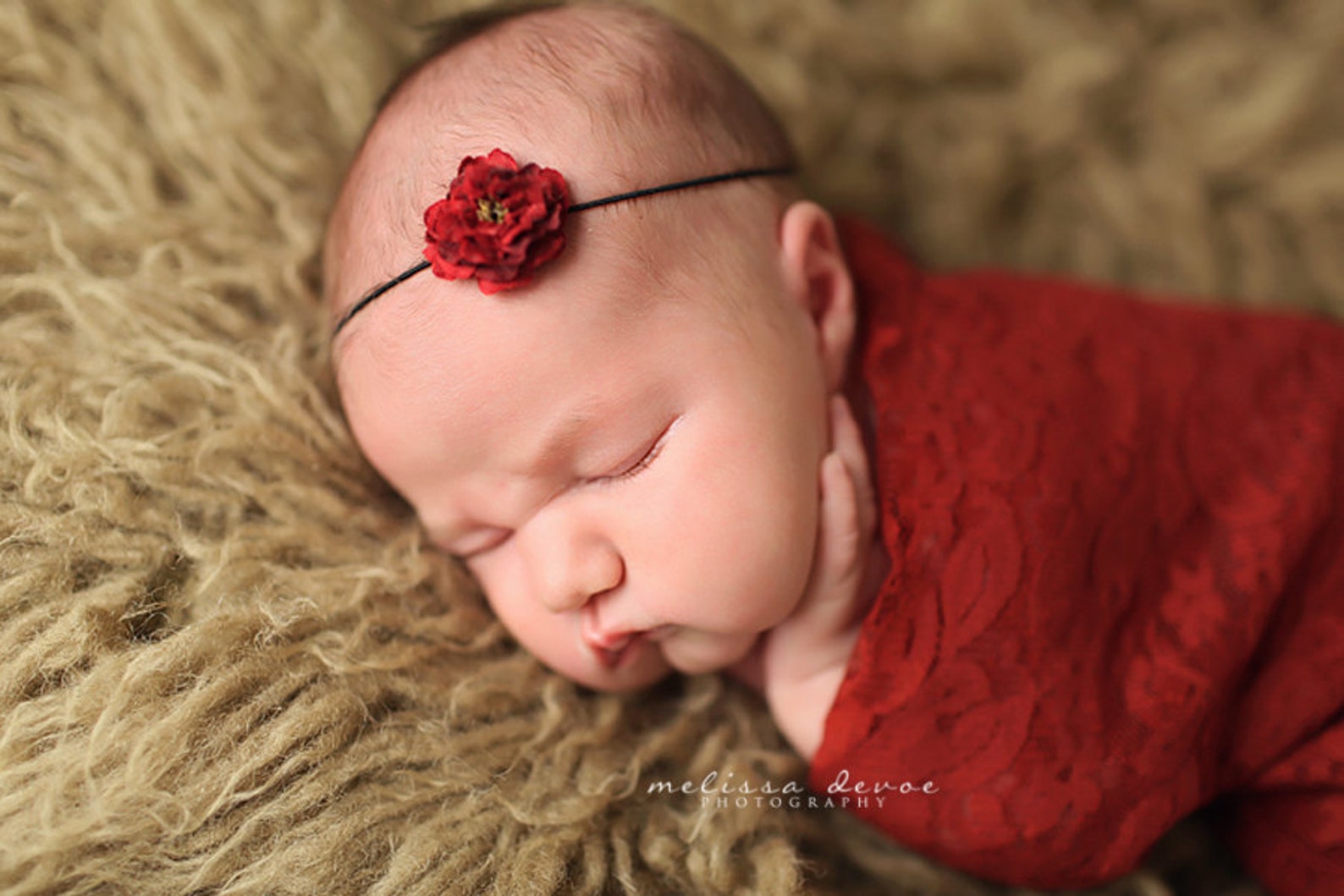 Red Stretch Lace Wrap Newborn Photography Prop Baby Swaddle - Etsy