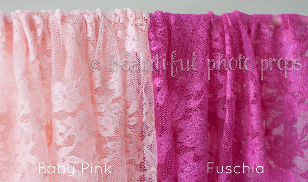Stretch Lace Wrap Pink Tones Newborn Photography Prop Baby Swaddle - Etsy