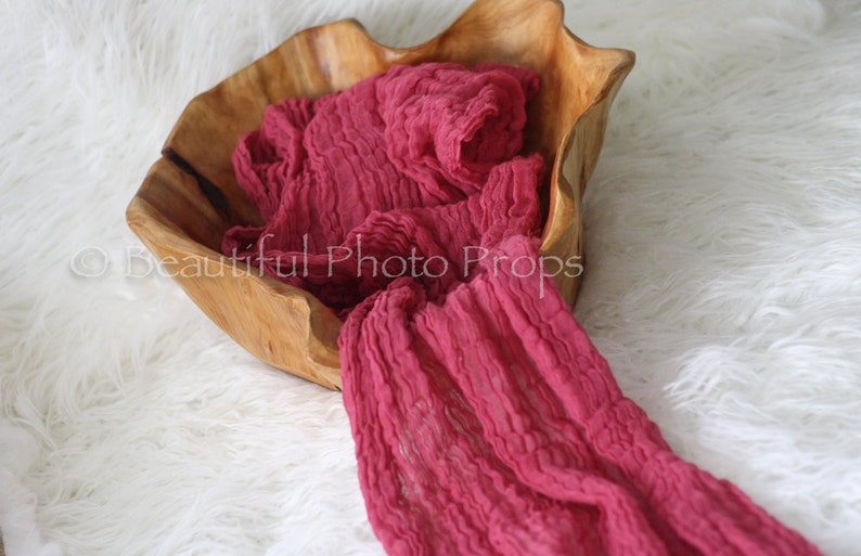 Hot Pink Cheesecloth Baby Wrap Cheese Cloth Newborn | Etsy