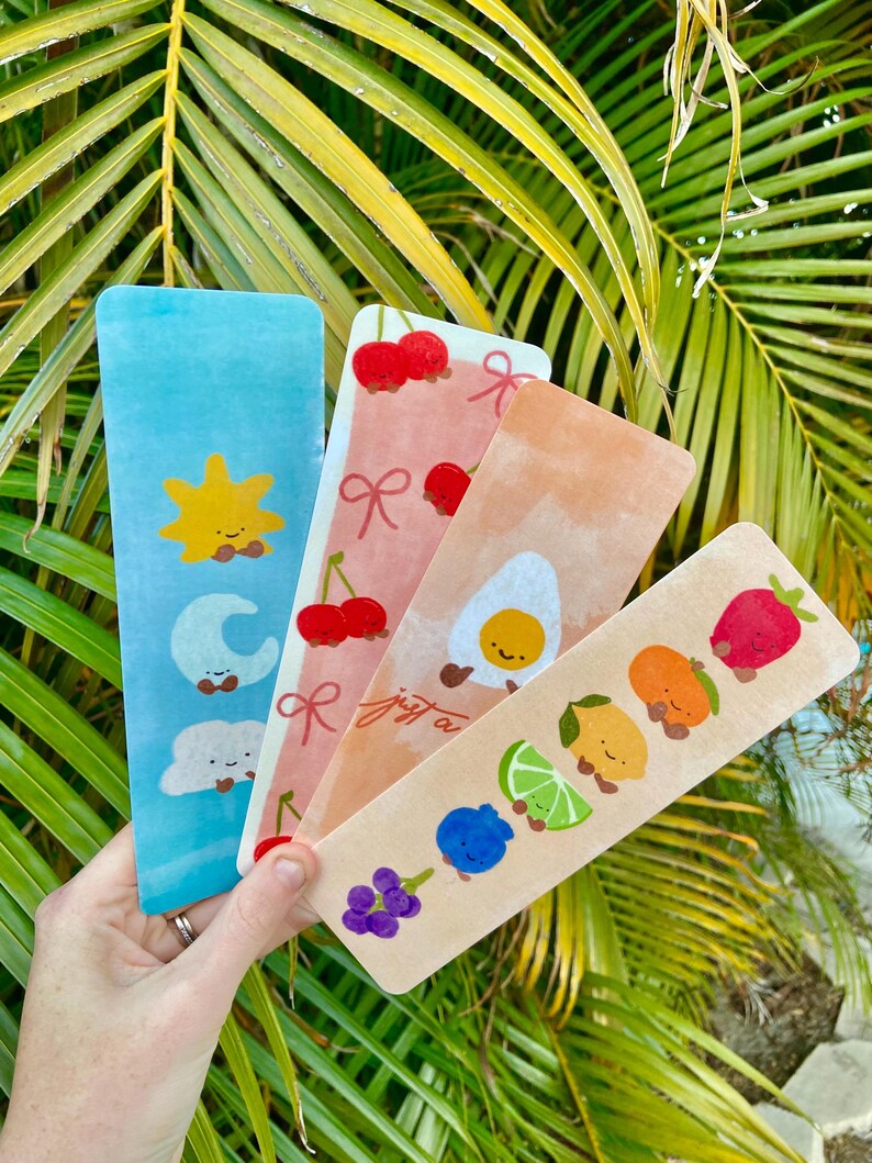 Hand Drawn Adorable Jellycat Inspo Bookmark / Laminated / Sturdy / Book ...