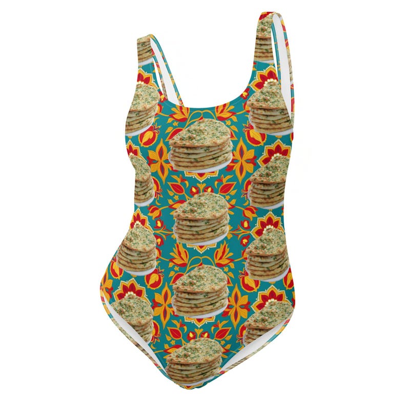 Naan Bread One-piece Swimsuit: Funny Foodie Bathing Suit - Etsy