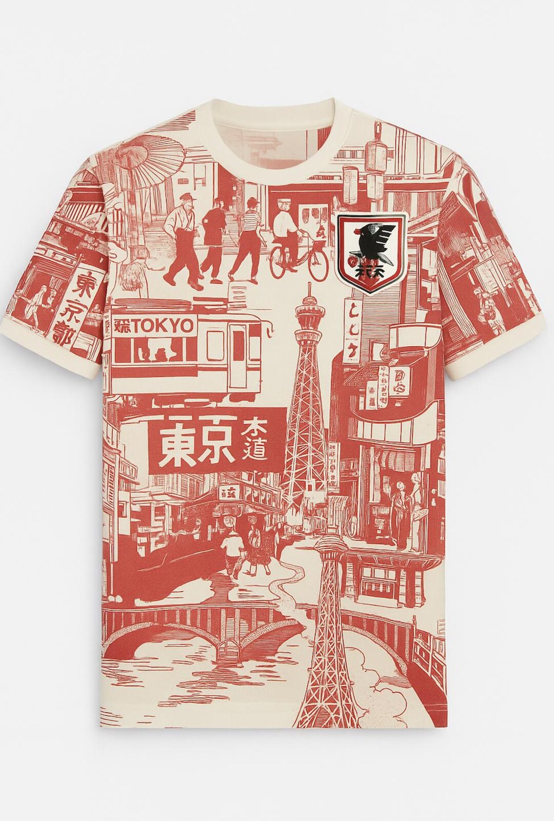 Japanese Sea Tokyo Skyline Dream Jerseys Unique Kaizen Japanese Style ...