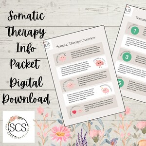 2 Page Somatic Exercises, Somatic Therapy, Digital Download, Somatic ...