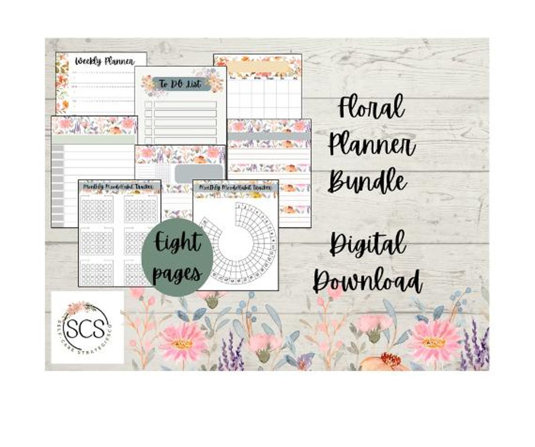 B5 Planner, B5 Notebook, B5 Journal, Mood Tracker Adult, 2 Page Planner ...