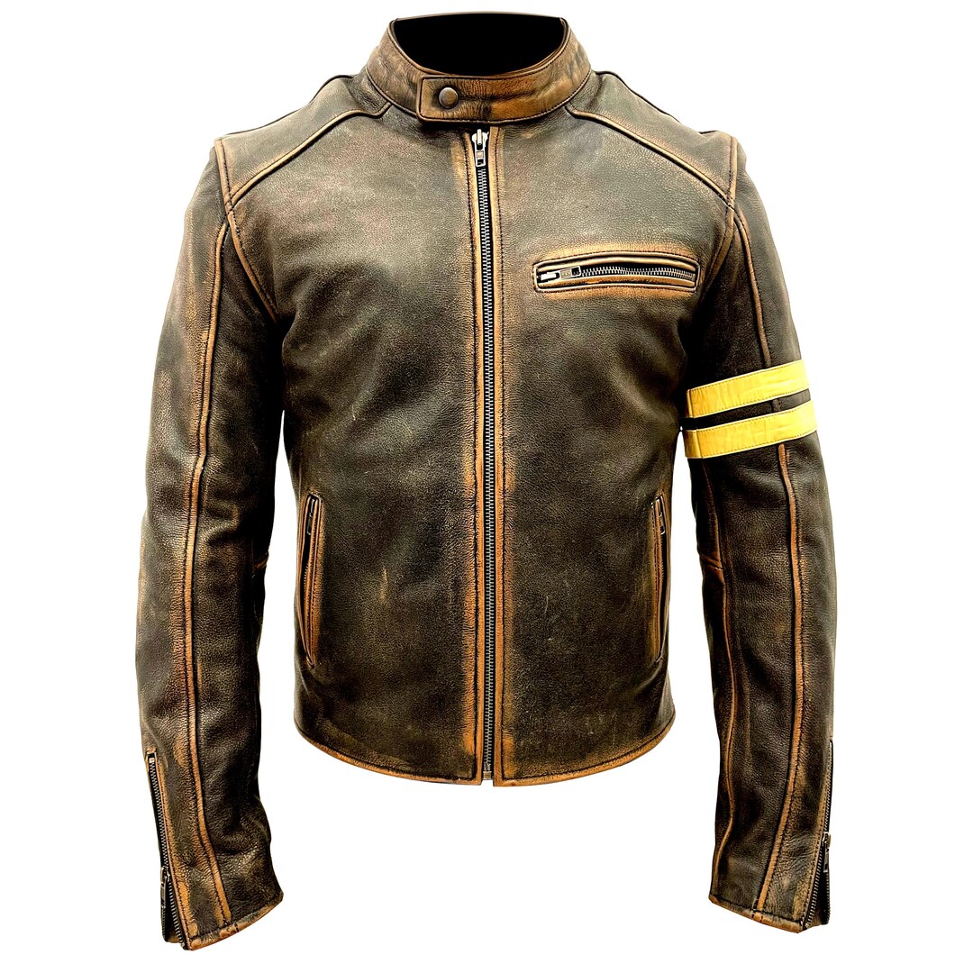 Men's Ruff N Buff Leather Jacket Classic Style & Comfort | Premium ...