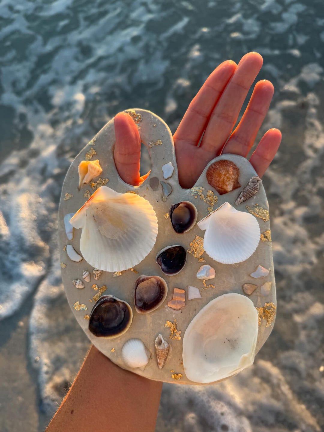 Seashell Palette Decor, Custom - Made to Order - Etsy