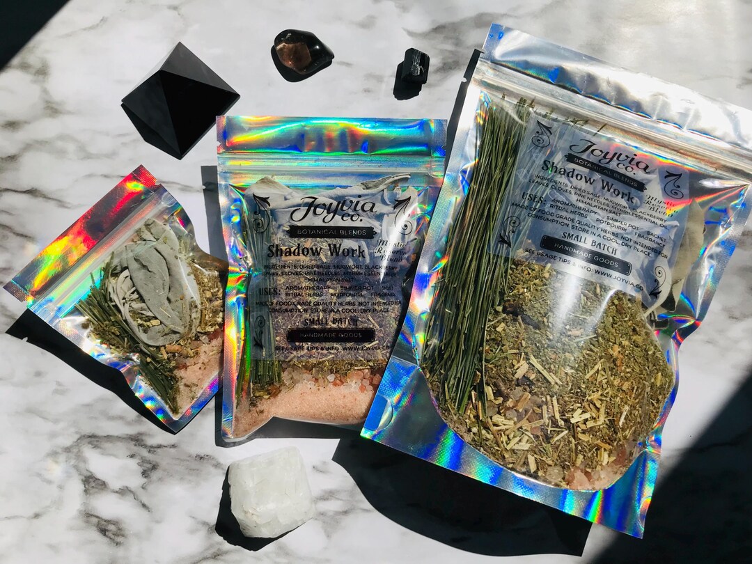 Shadow Work Botanical Potpourri Natural Herbal Non-toxic Home Fragrance Energy Clearing Sage ...