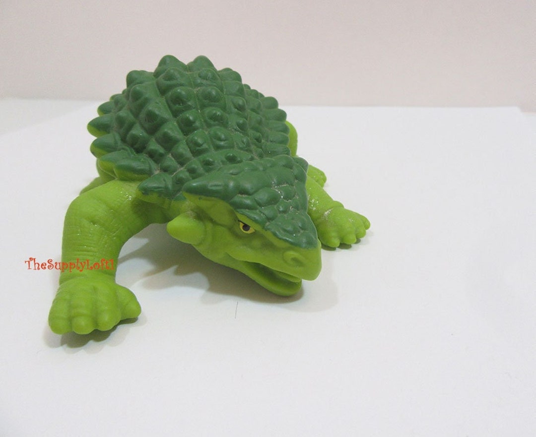 Vintage 1988 Ankylosaurus Dinosaur From Playskool Definitely Dinosaurs ...