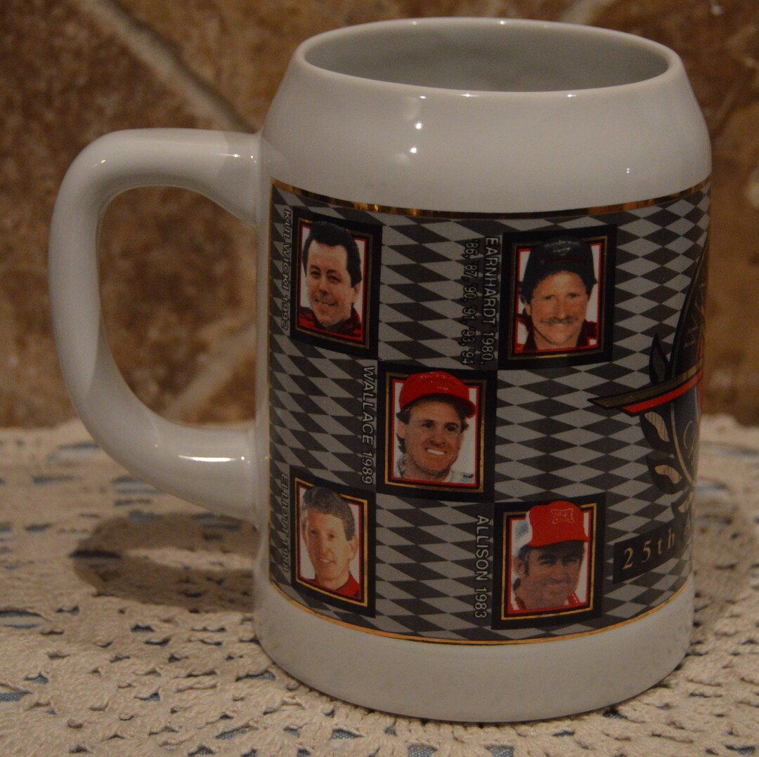 Large Stein Featuring Winston Cup Champions~25th Anniversary~1996 ...