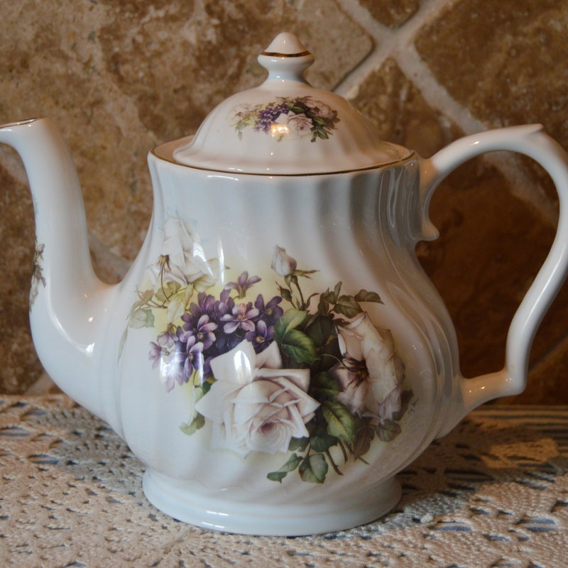 Crown Teapot - Etsy