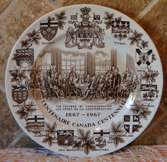 Lovely Canada Centennial Plate From 1967 Plate is About 9 - Etsy