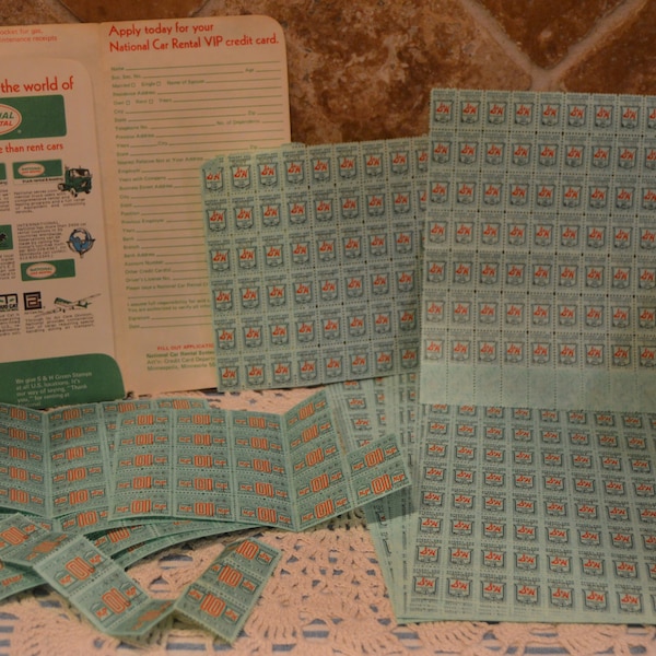 S and H Green Stamps - Etsy