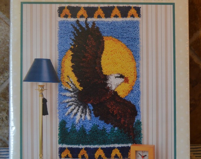 Wonderart Latch Hook Kit~eagle~by Caron~16" X 32"~factory Sealed~has ...