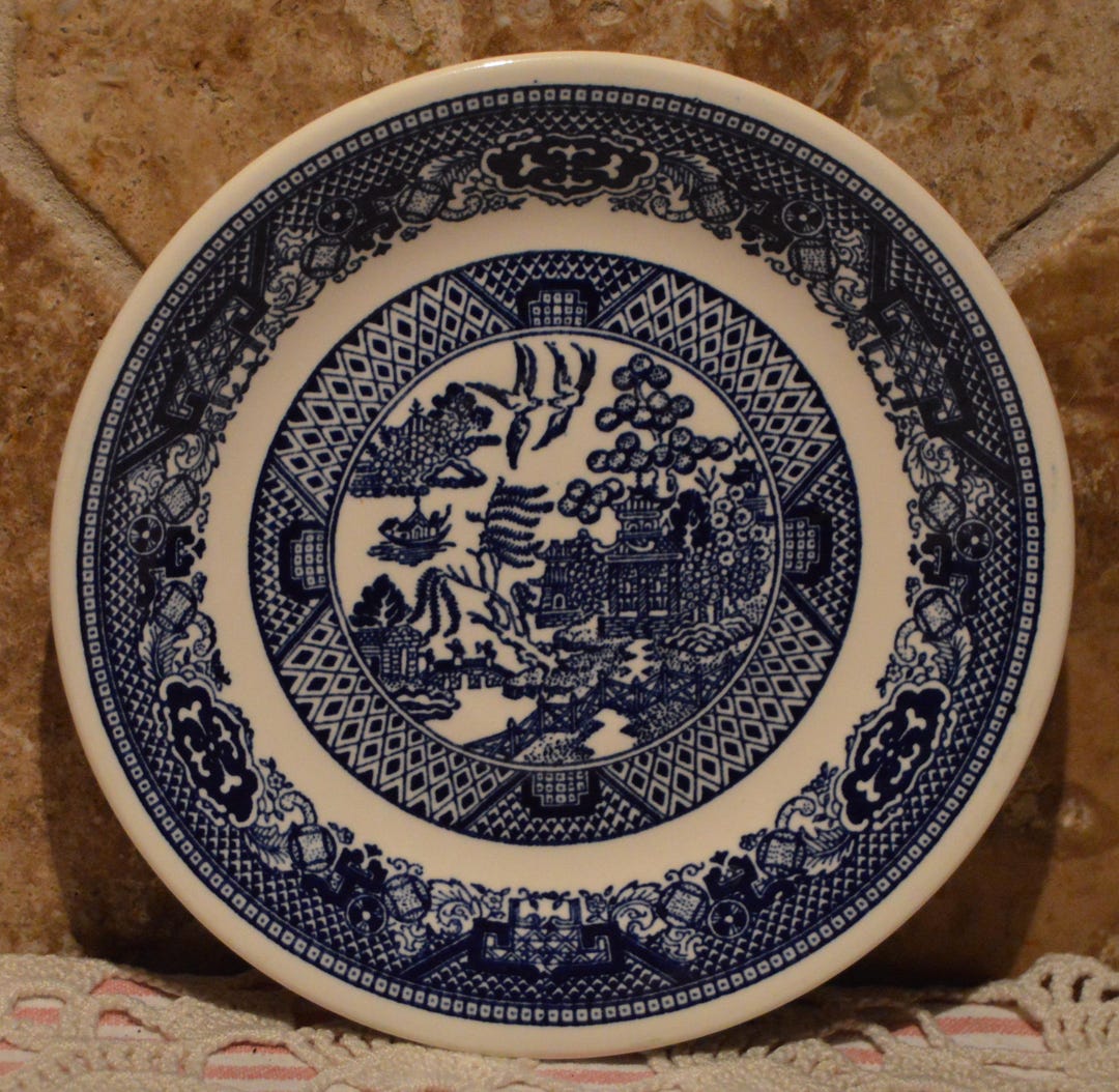 Willow Ware by Royal China~underglaze~bread and Butter Plate ...