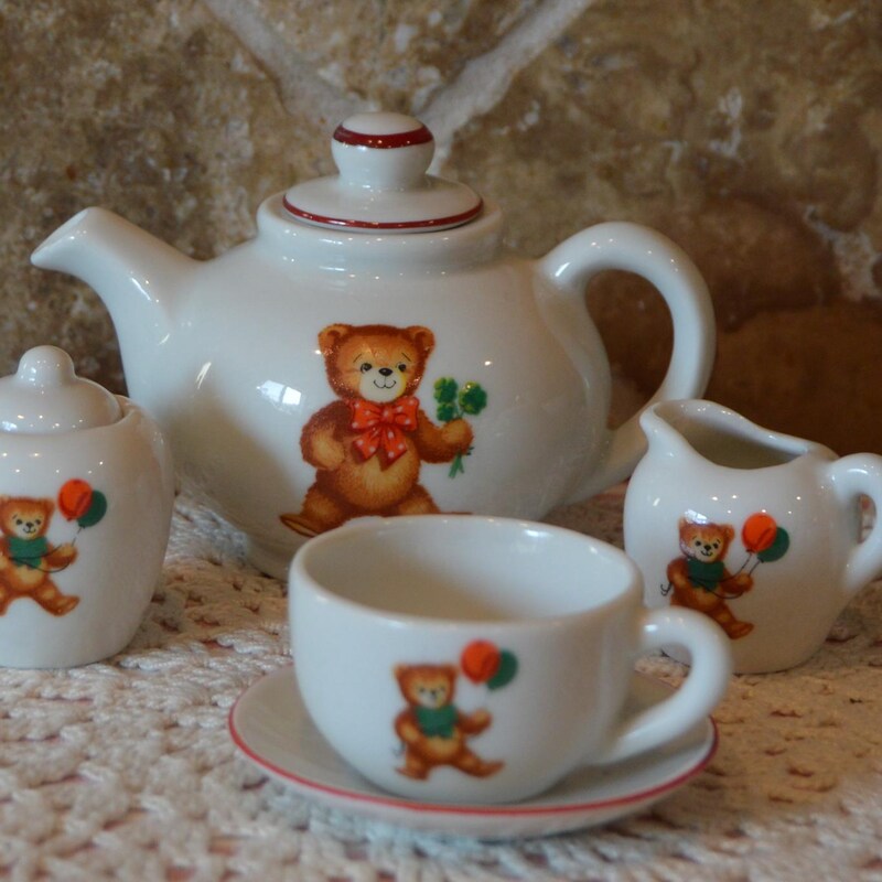 Bear Tea Set - Etsy
