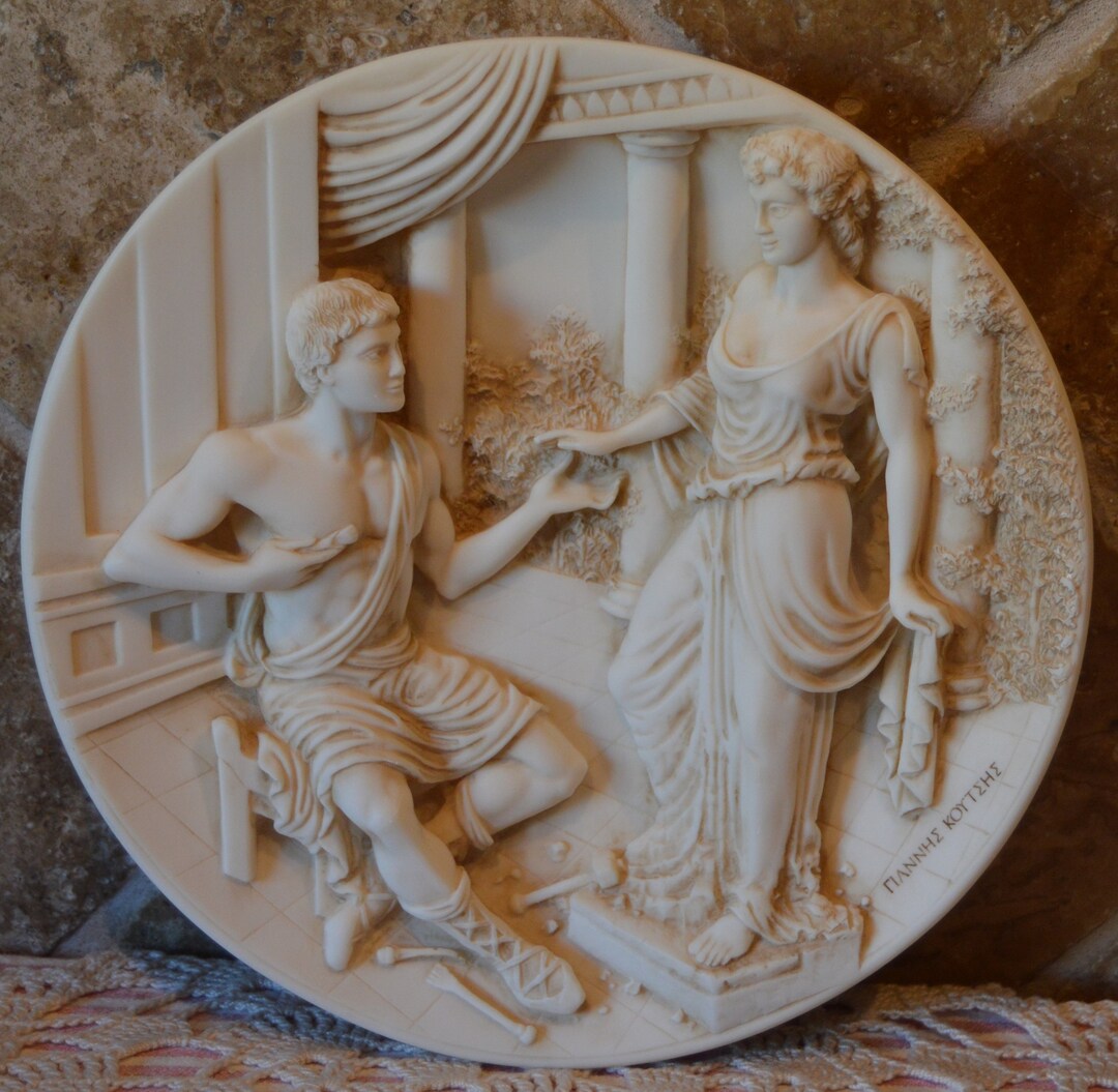 Stunning 3D Plate~made in Greece~aphrodite and Adonis~fourth Issue in ...