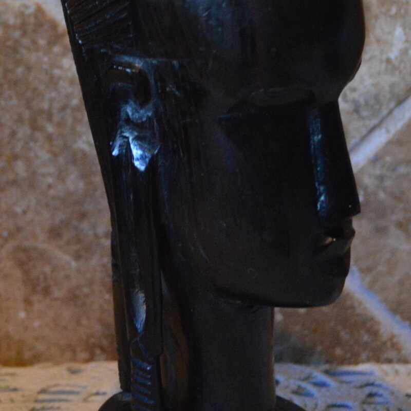 Ebony Head Sculpture - Etsy