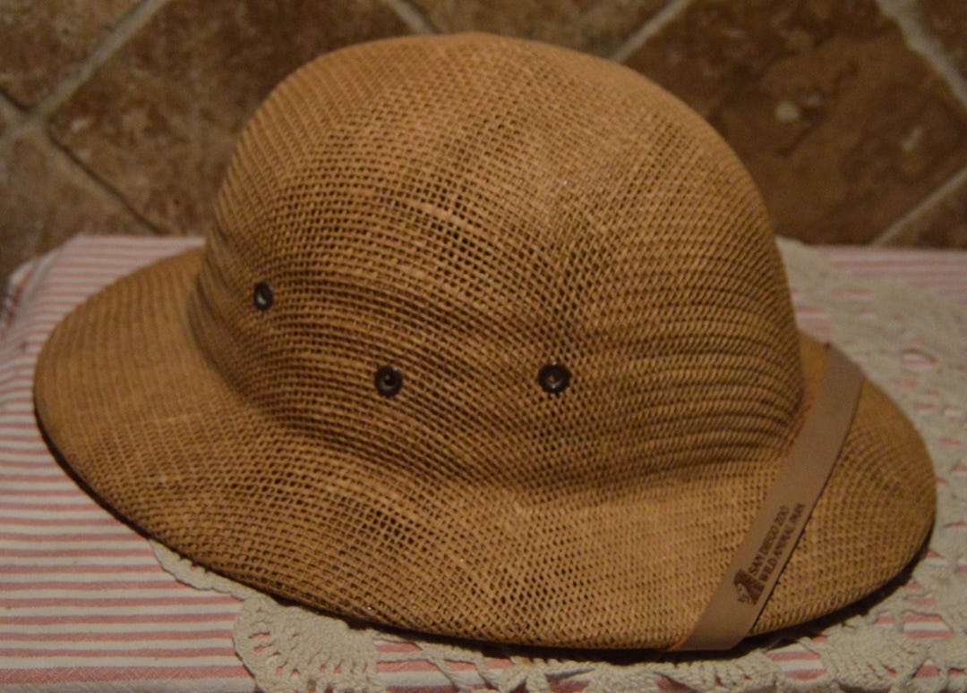 Vintage Pith Helmet Hat From San Diego Zoowild Animal Parknice Man Cave ...