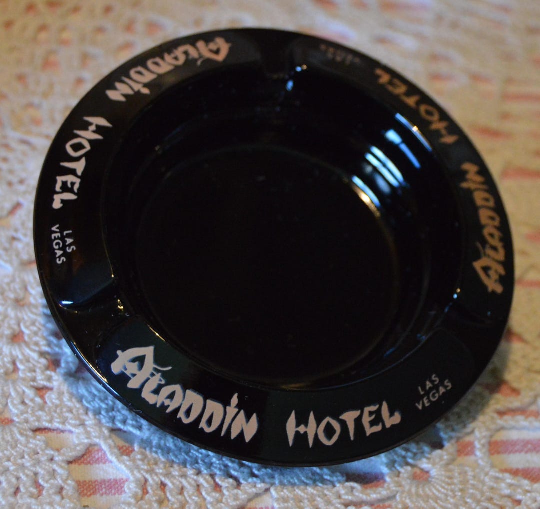 Vintage Aladdin Hotel Las Vegas Ashtray From the 1960s~about 4 1/4" in ...