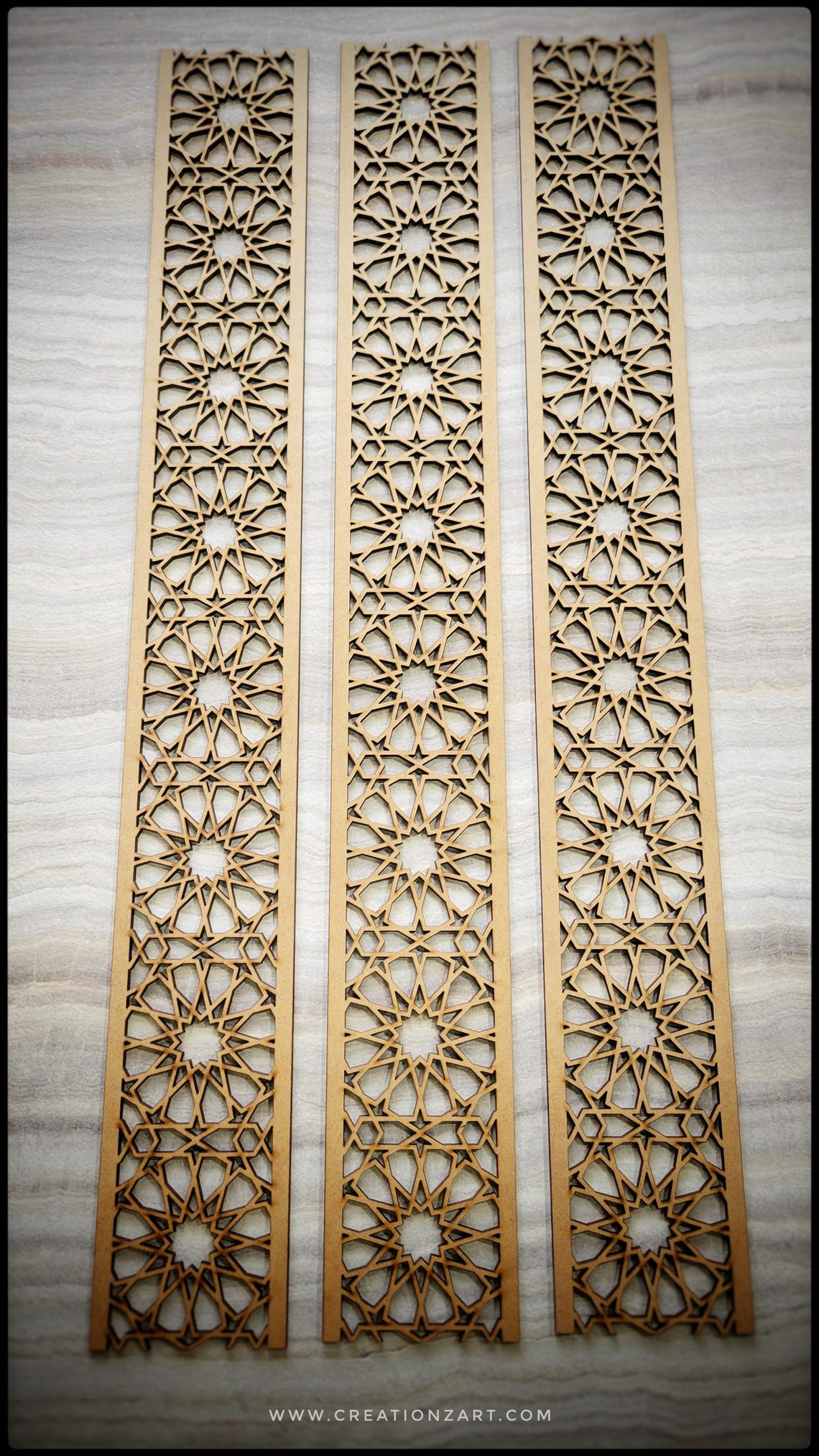 Moroccan Wall Trim Panel - Seamless Trim Wall Panels - Chair Rail ...