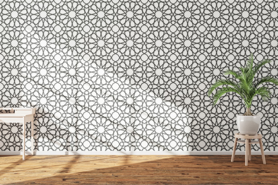 Moroccan Wall Panel - Seamless Wall Panels - Arabic Geometry Art Wall ...