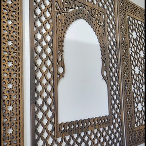 Moroccan Mehrab Pattern Wall Art - Mughal Mehrab Design Wall Art ...