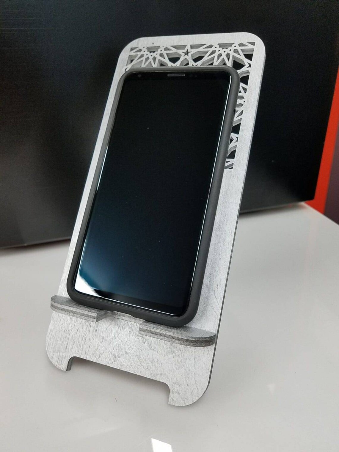 Contemporary Phone Holder for Desktop Ideal for Gifts or | Etsy