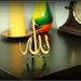 Beautiful Table Top Wood Artwork - Allah - Islamic Art - Arabic ...
