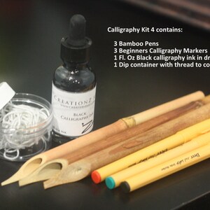 Calligraphy Kit Bamboo Calligraphy Pens, Markers, and Ink Most Basic ...