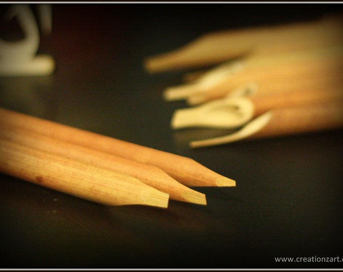 Set of 3 Bamboo Calligraphy Pens Most Basic yet Very Versatile Tool ...