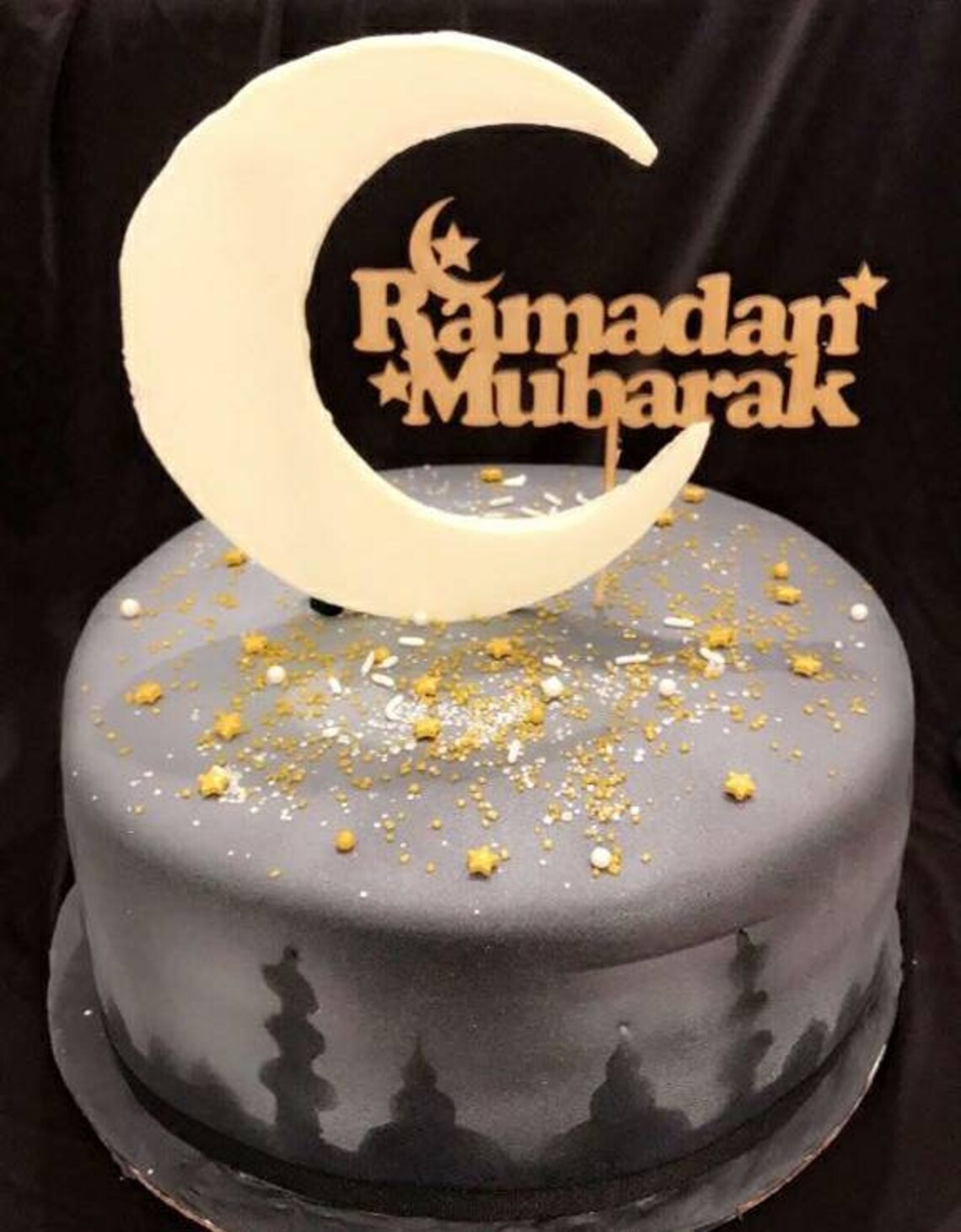 Ramadan Mubarak Cake Topper | Etsy