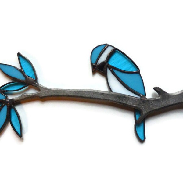 Blue Glass Bird - Etsy