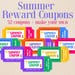 Kids Coupons for Summer | Coupon Book | Printable Coupons | Kids Reward ...