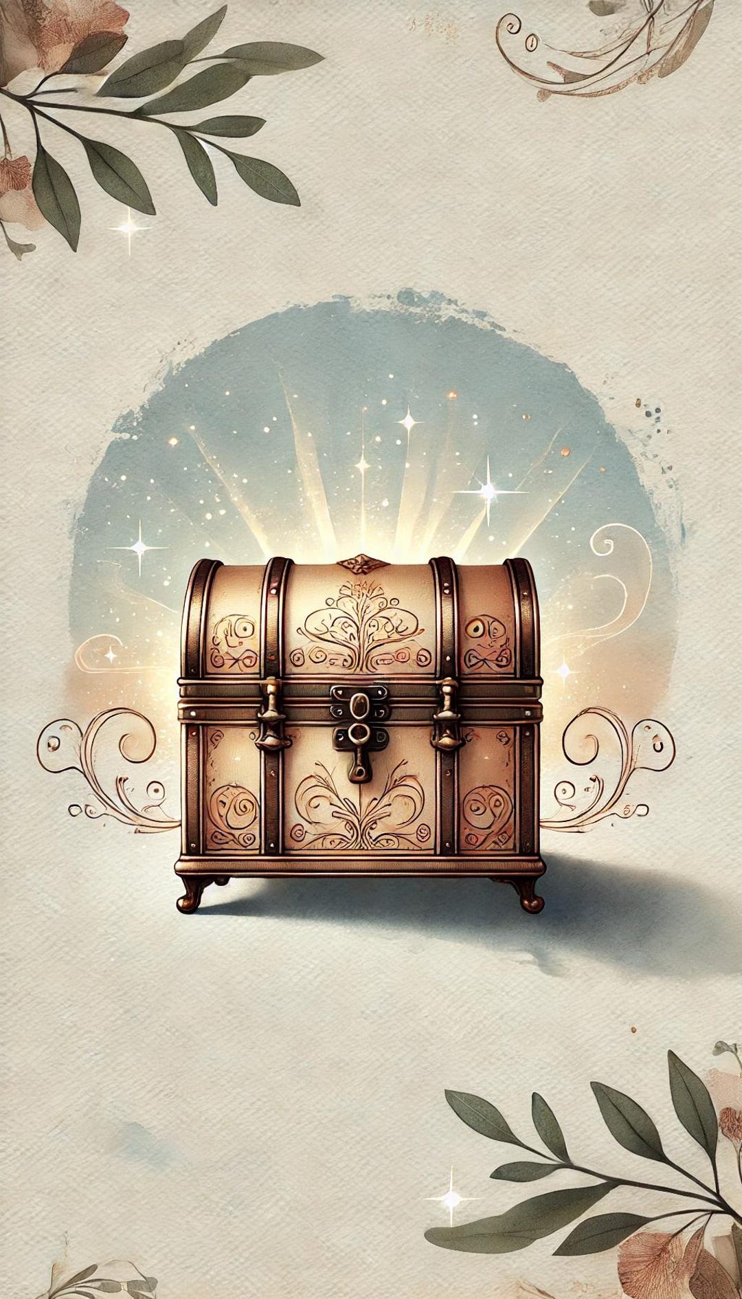 Treasure Chest, Fairy Tale Nursery Wall Art Printable, Girl Room Decor ...