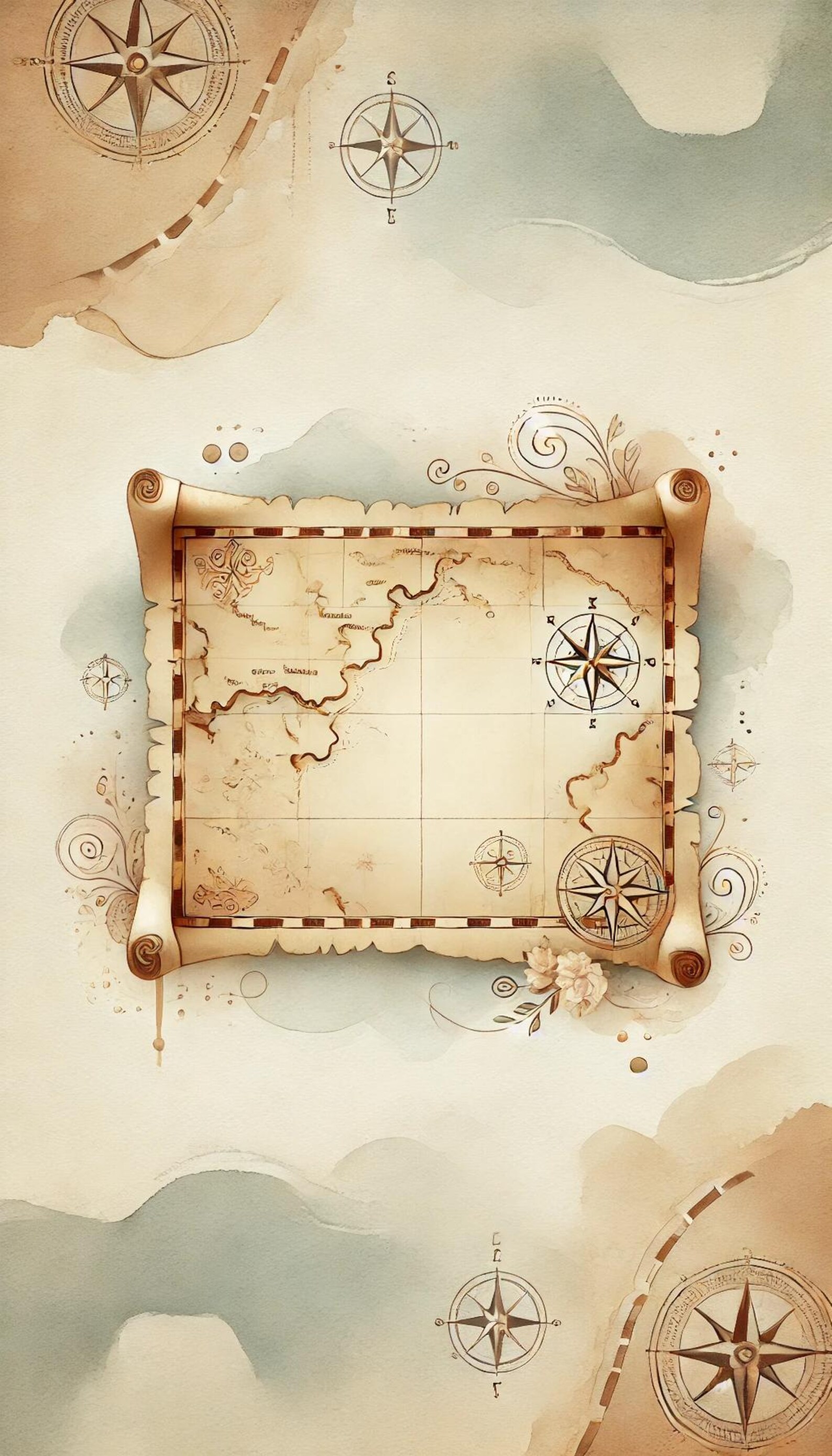 Treasure Map, Fairy Tale Nursery Wall Art Printable, Girl Room Decor ...