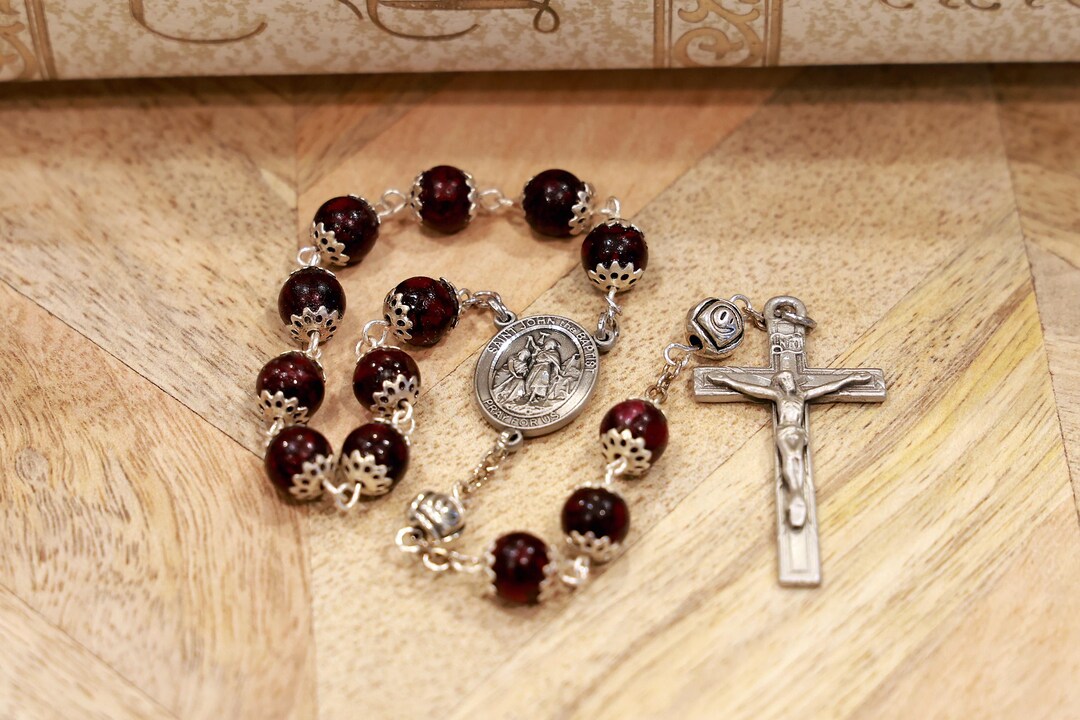 Custom Pocket Rosary Relgious Gift: Funeral, Wedding Flowers - Etsy