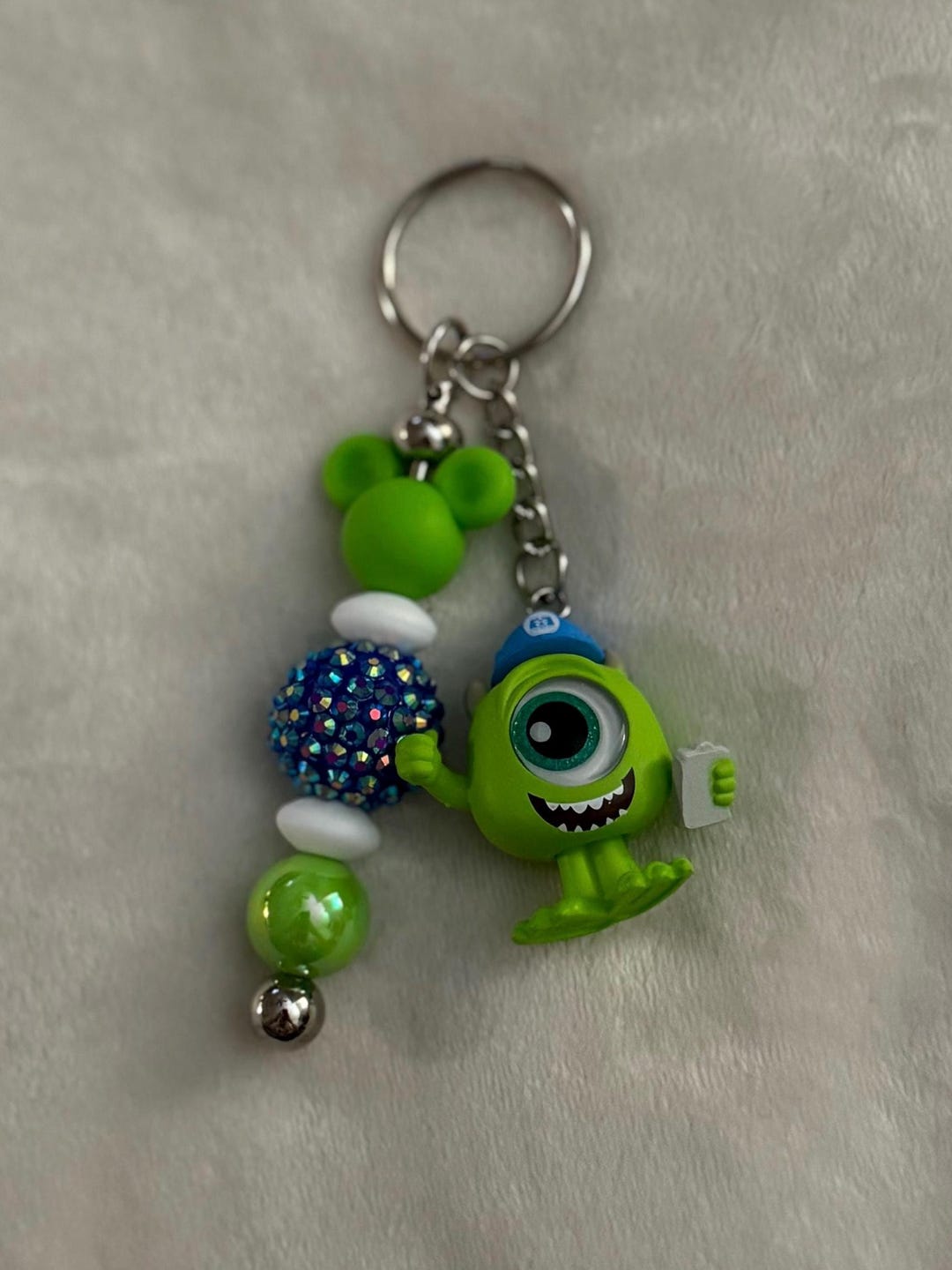 Disney Doorables Mike Wazowski Keychain - Etsy