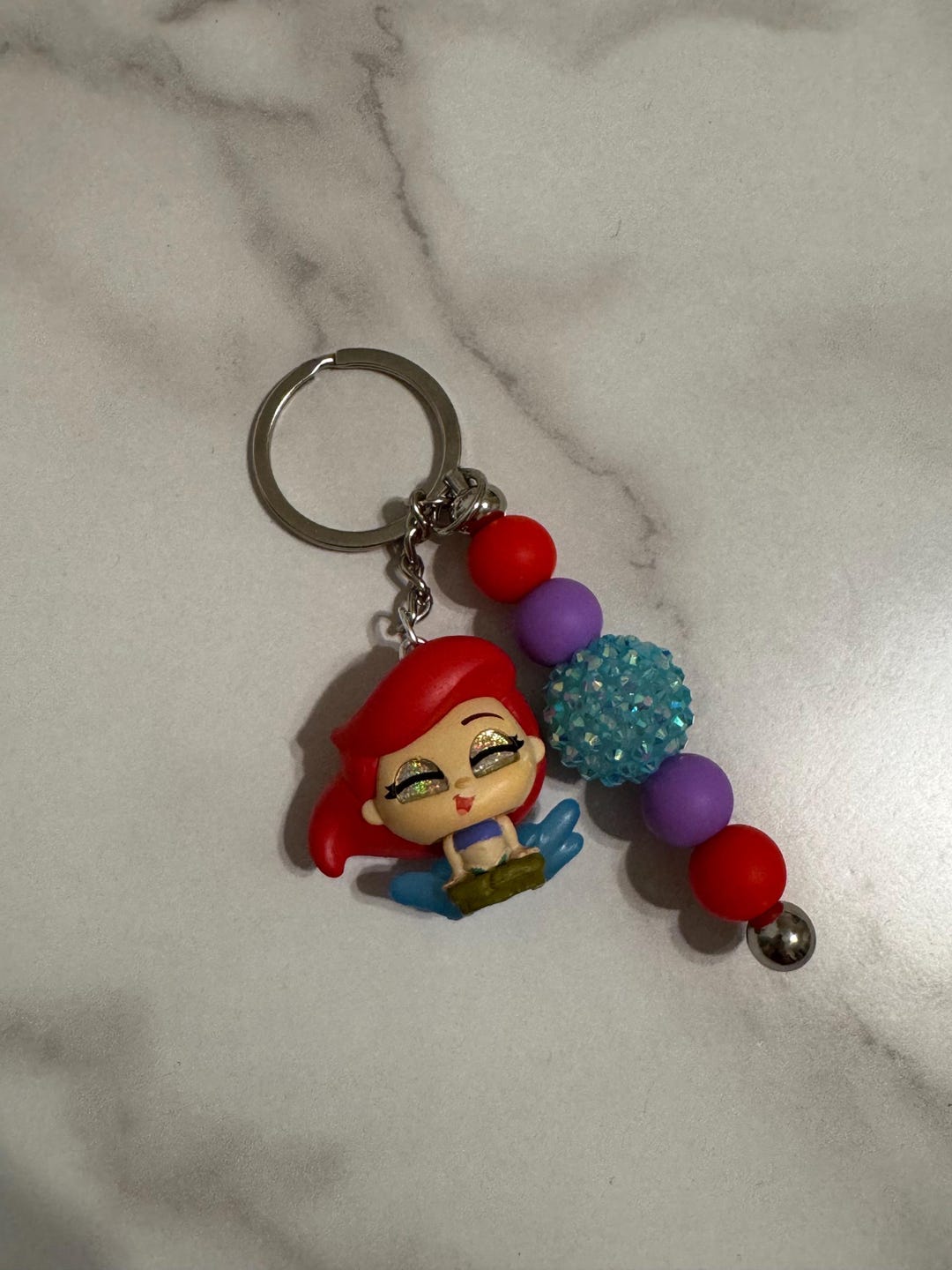 Disney Doorables Ariel Keychain - Etsy