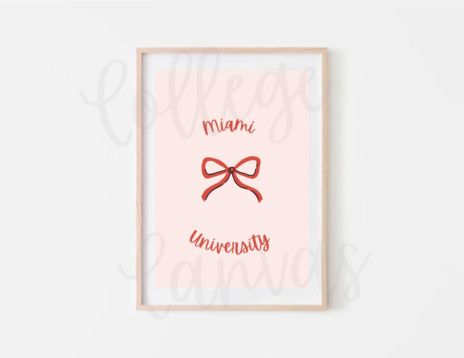 Miami University Wall Poster - Etsy