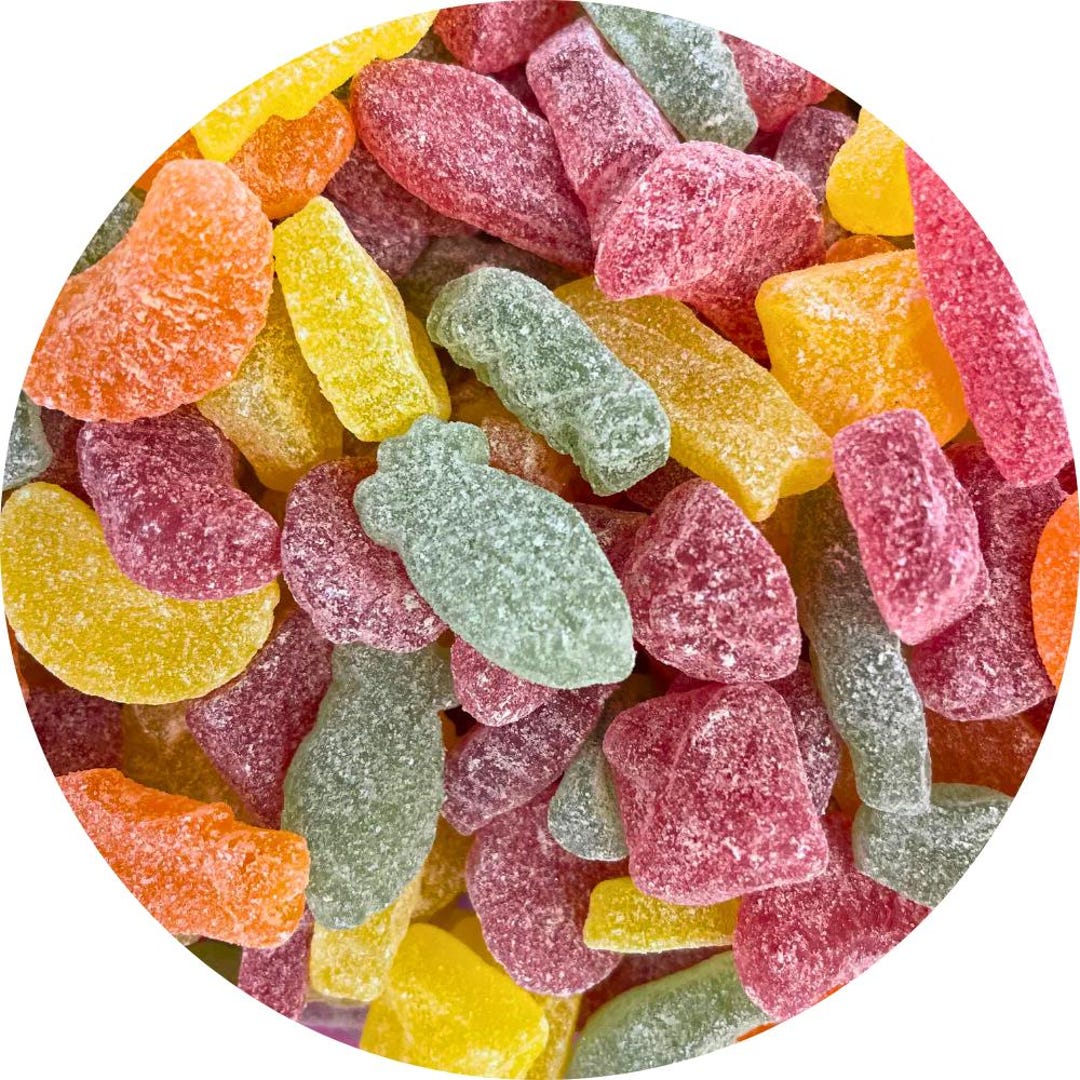 Gott & Blandat Giants Sour – Extra Large Swedish Sour Candy, Tangy ...