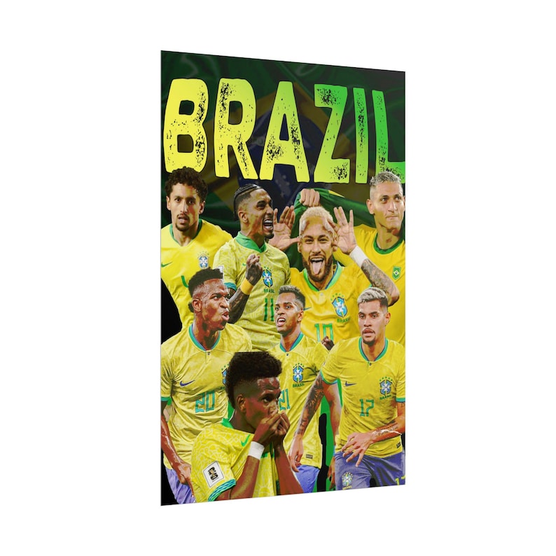 Brazil 2026 World Cup Poster - Etsy