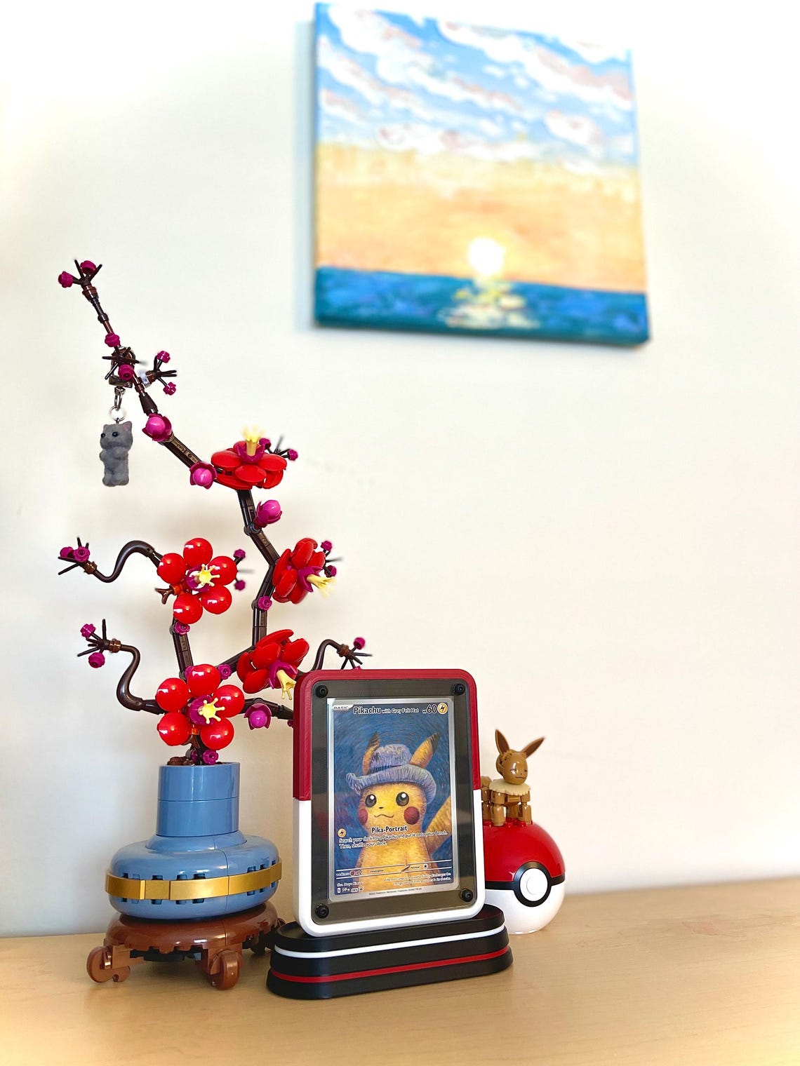 Custom Pokemon Trading Card Display Case – Magnetic Base & Acrylic ...