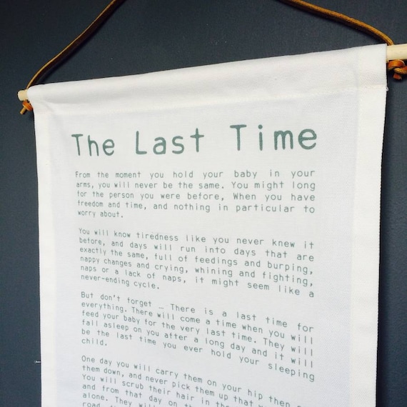 The Last Time Poem